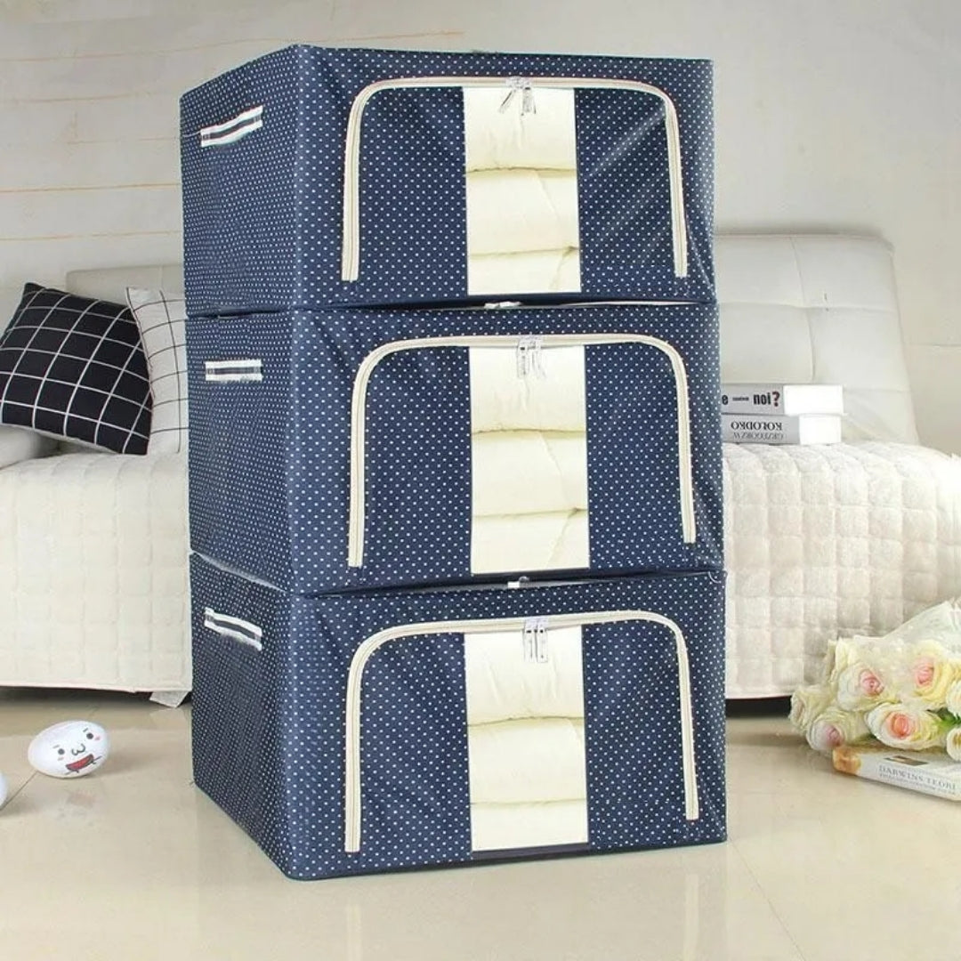 Cloth Storage Boxes For Sarres, Bed Sheets, Blanket Etc. (Stainless St ...